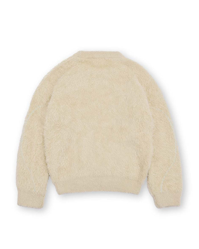 Fusion Mohair Sweater Beige | Strides